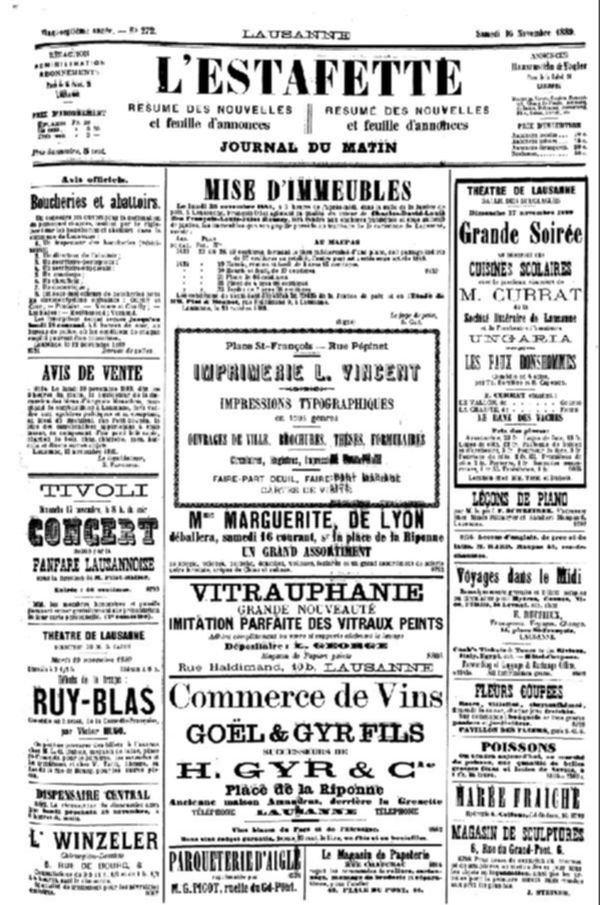 L'Estafette | Scriptorium