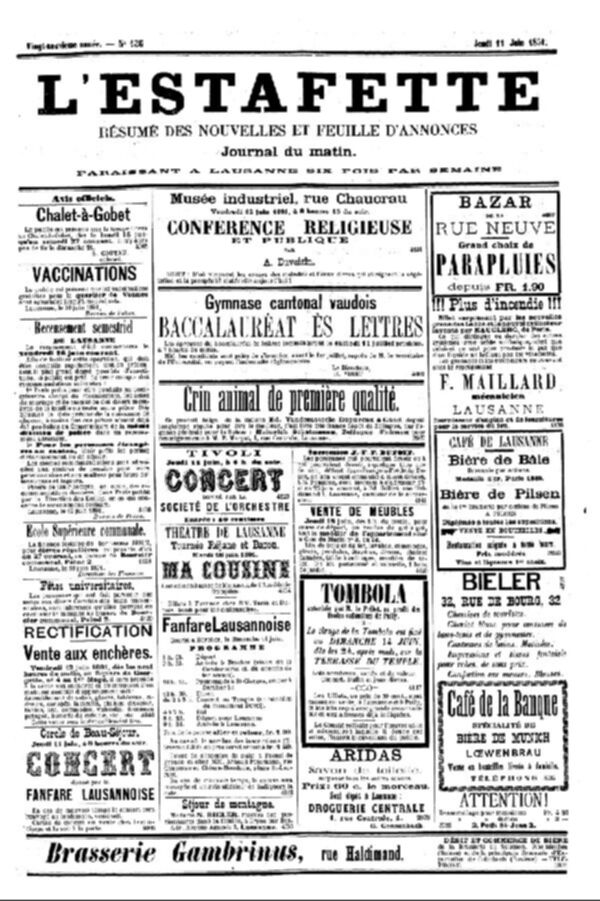 L'Estafette | Scriptorium