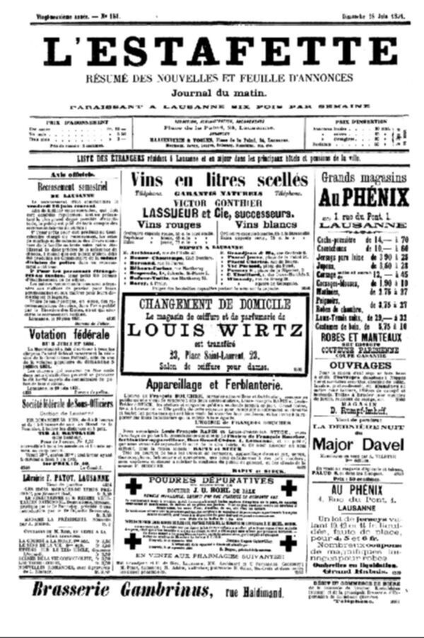 L'Estafette | Scriptorium