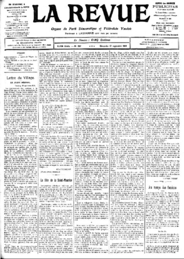 La Revue | Scriptorium