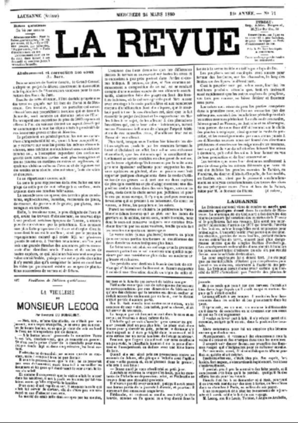 La Revue | Scriptorium