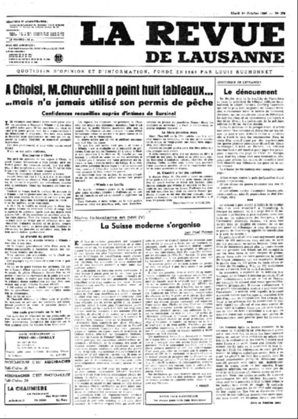 La Revue de Lausanne | Scriptorium