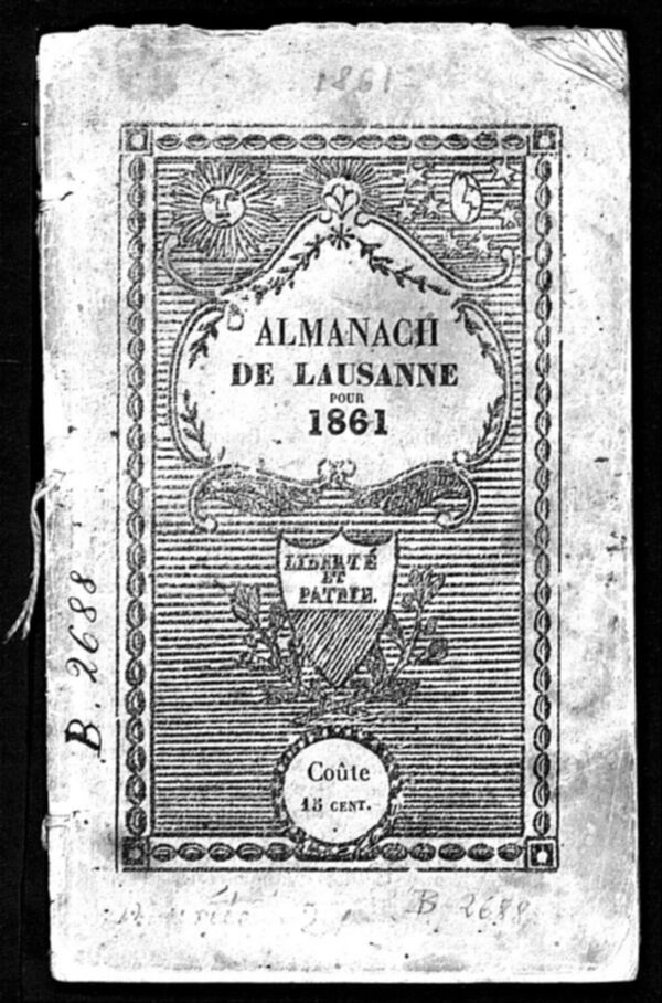Almanach de Lausanne | Scriptorium
