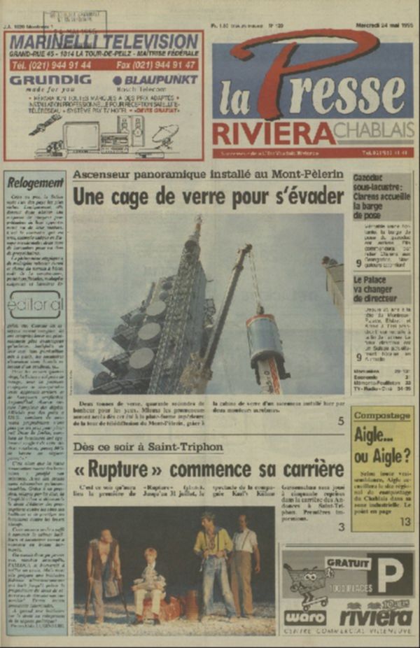 La presse : Riviera-Chablais | Scriptorium