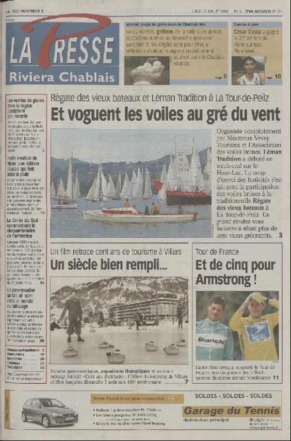 La presse Riviera/Chablais | Scriptorium