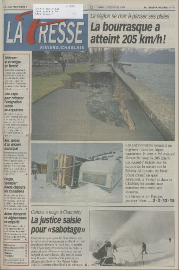 La presse Riviera/Chablais | Scriptorium