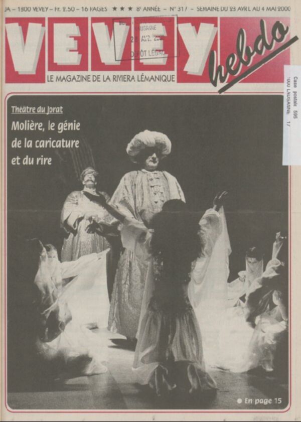 Vevey hebdo, le magazine de la Riviera vaudoise | Scriptorium