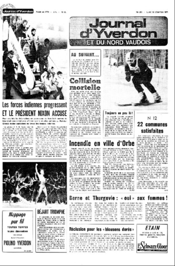 Journal d’Yverdon et du Nord vaudois | Scriptorium