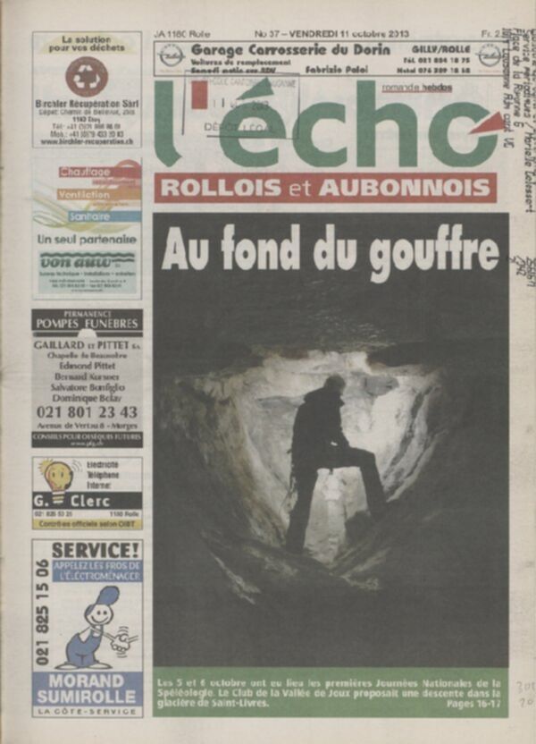 L’Echo rollois et aubonnois | Scriptorium