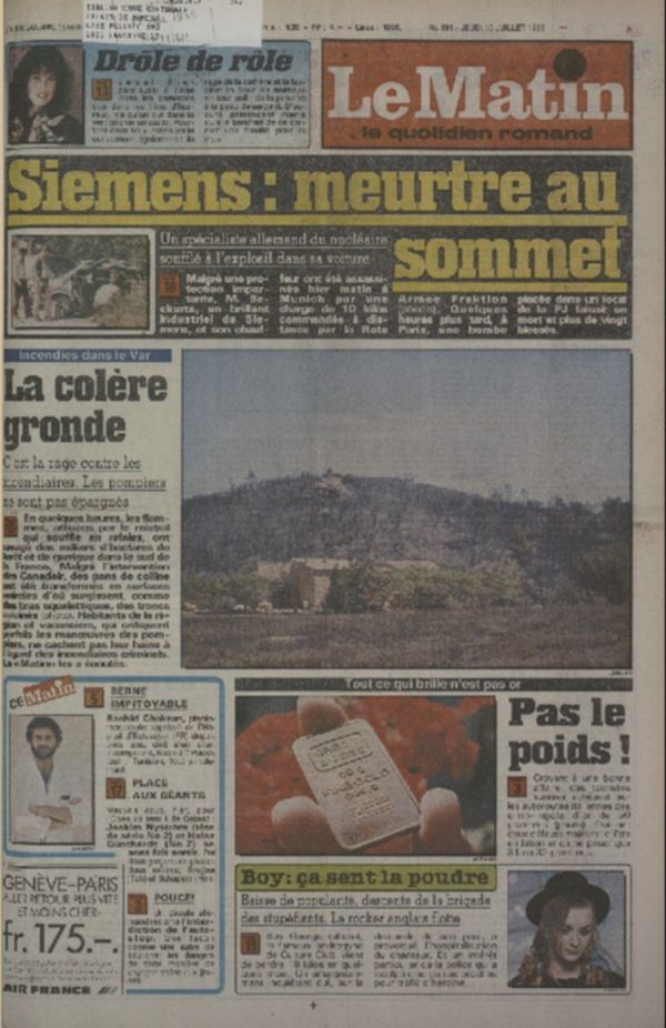 Le Matin - Lausanne | Scriptorium