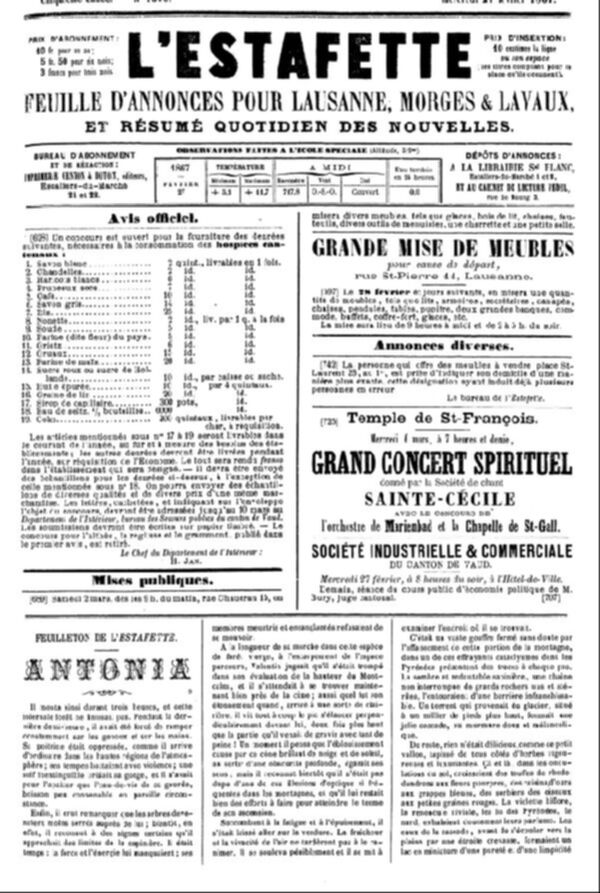 L'Estafette | Scriptorium