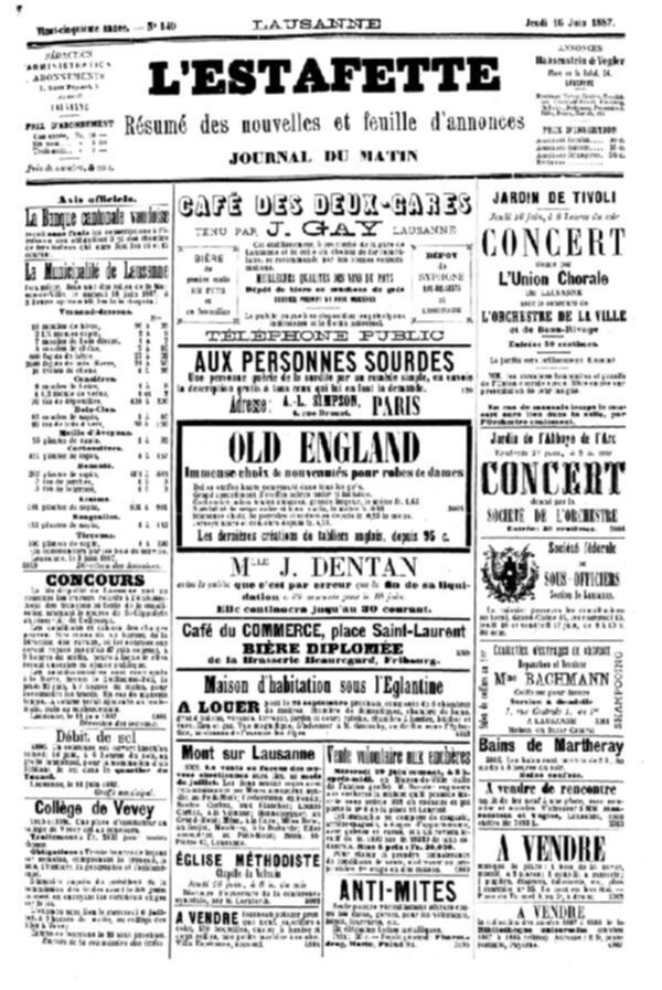 L'Estafette | Scriptorium